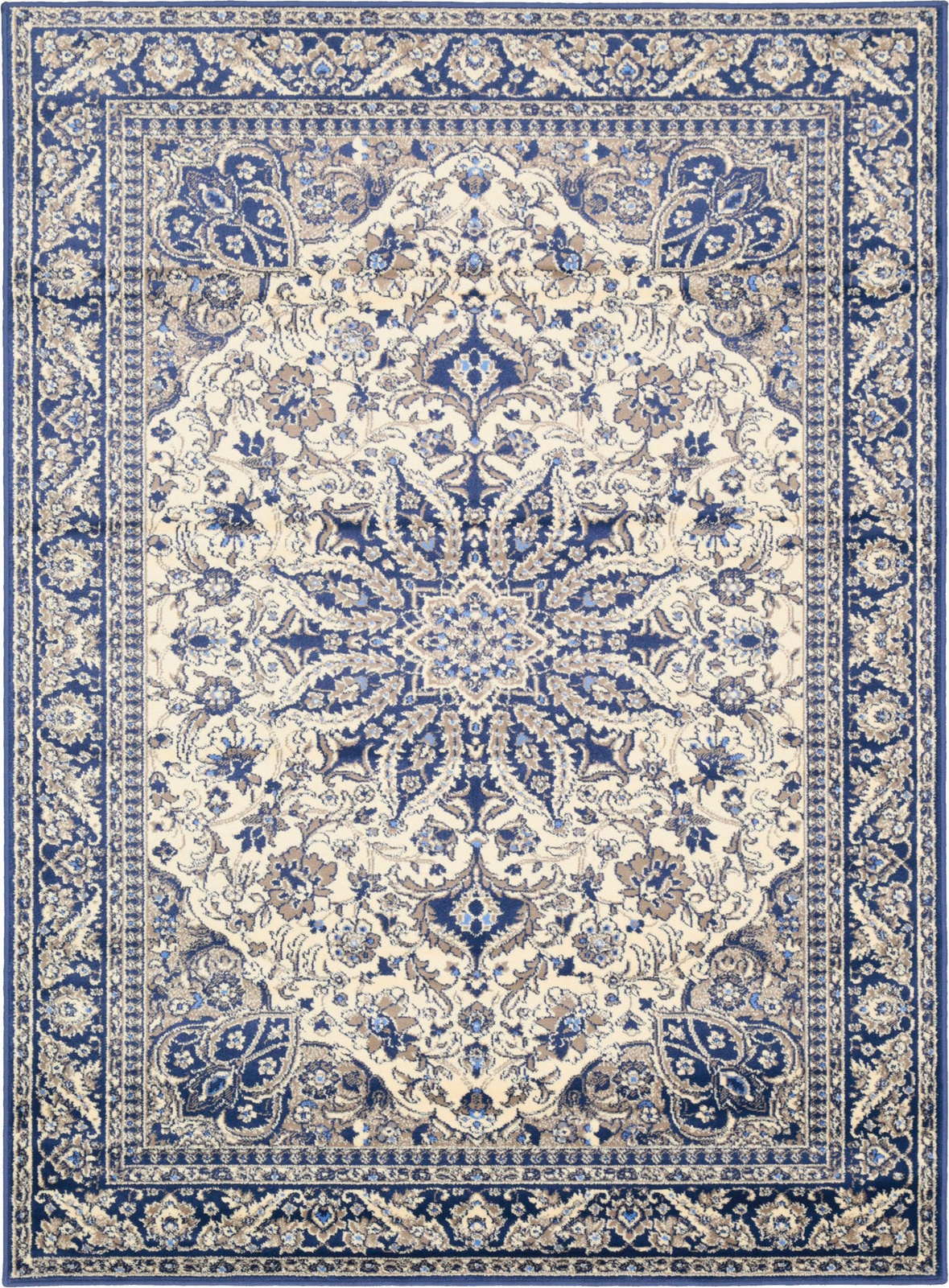 Dywan klasyczny do salonu MELODY Krem ROCK Sklep ŚliczneDywany.pl