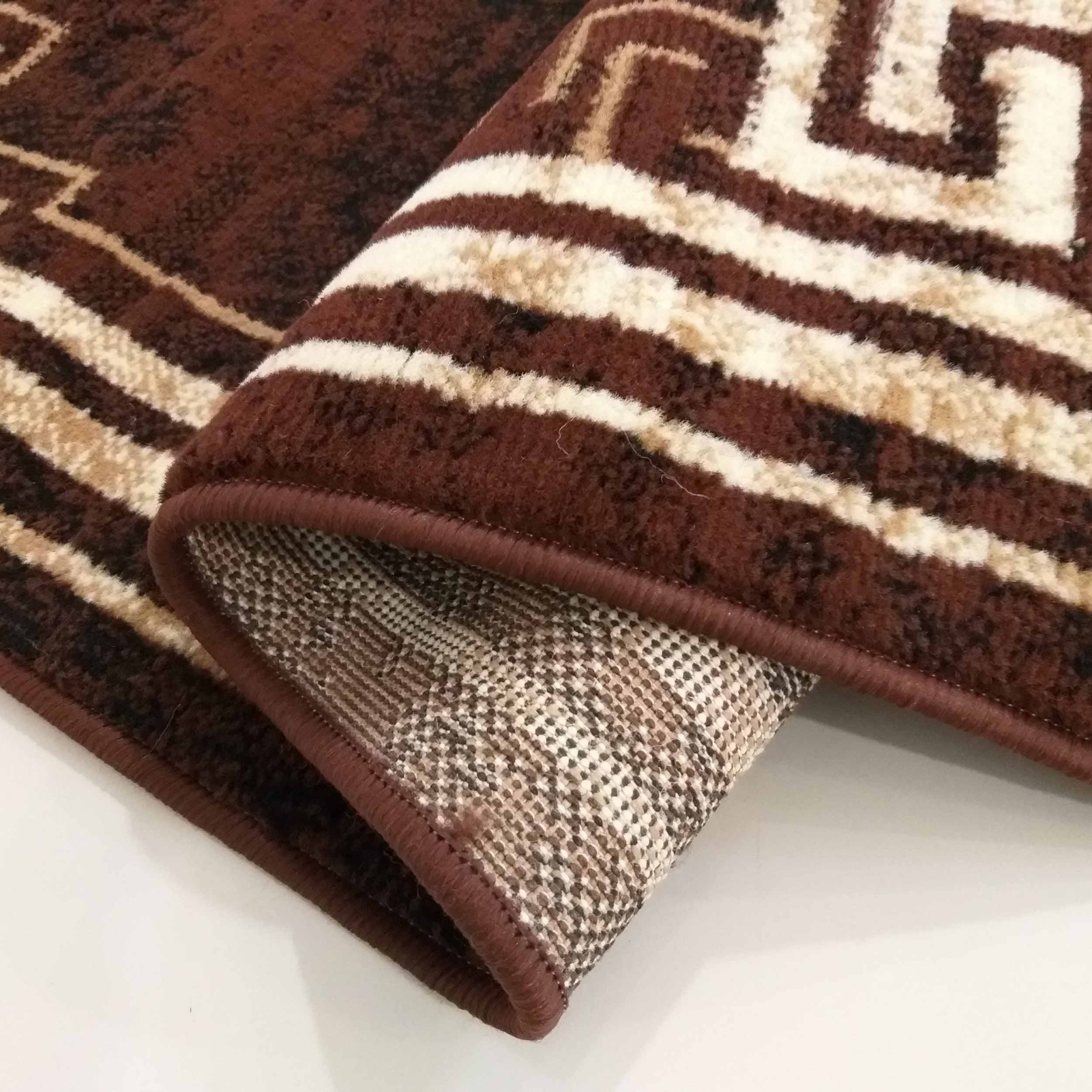 Dywan klasyczny do salonu GRECKI BCF Alfa 10 Brązowy | ŚliczneDywany.pl ...